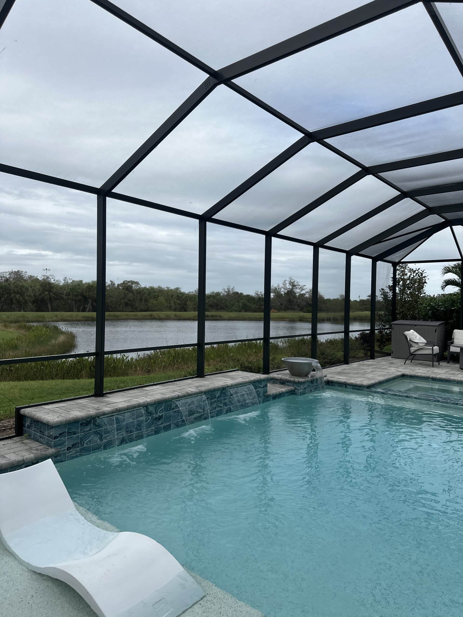 New Pool Cage - 2H Rescreening