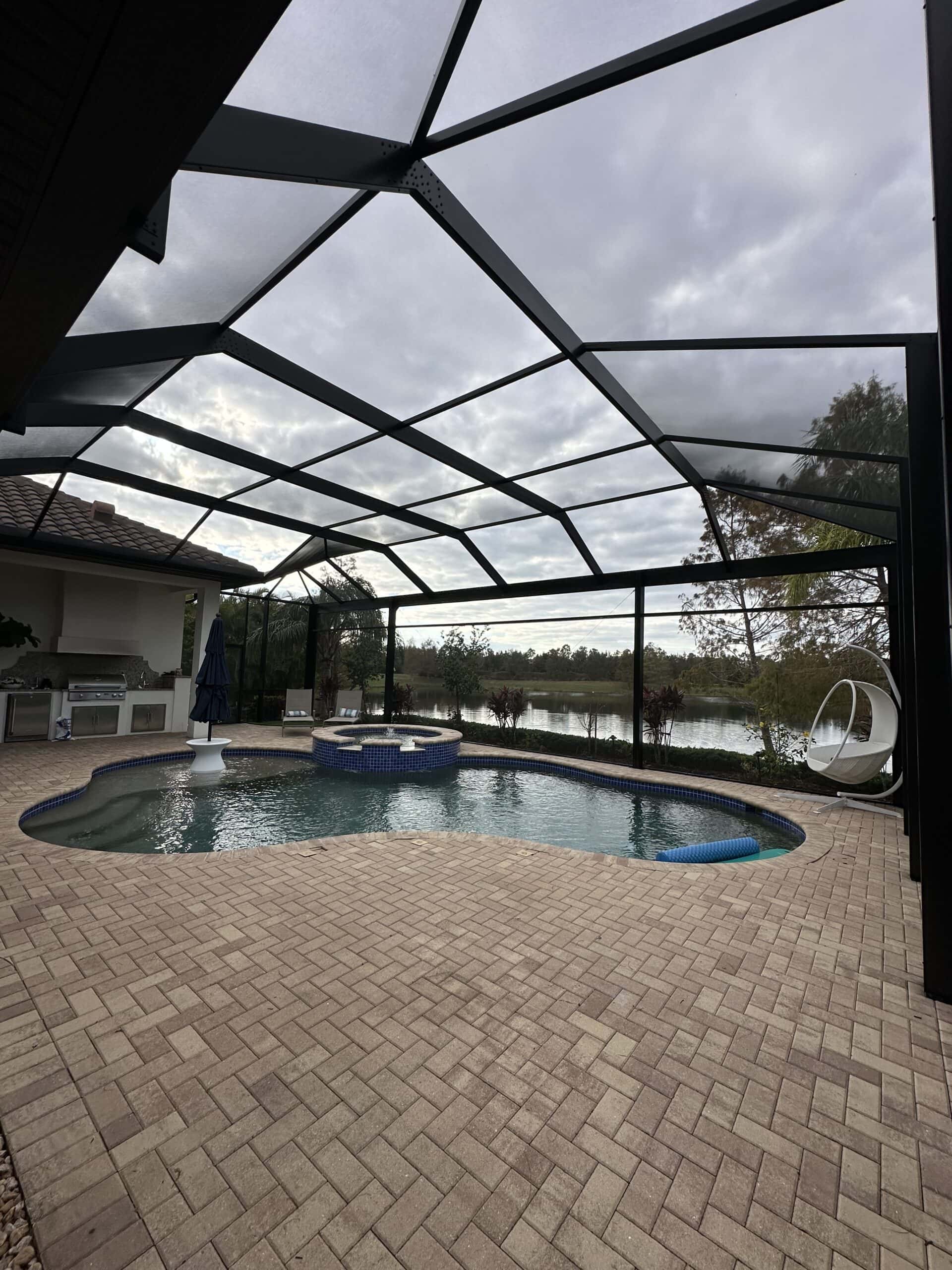New Pool Cage - 2H Rescreening