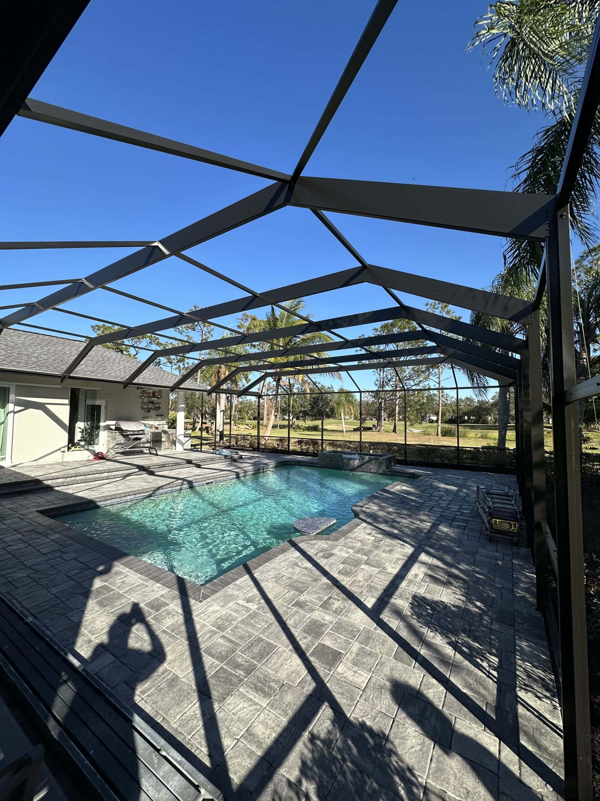 New Pool Cage - 2H Rescreening